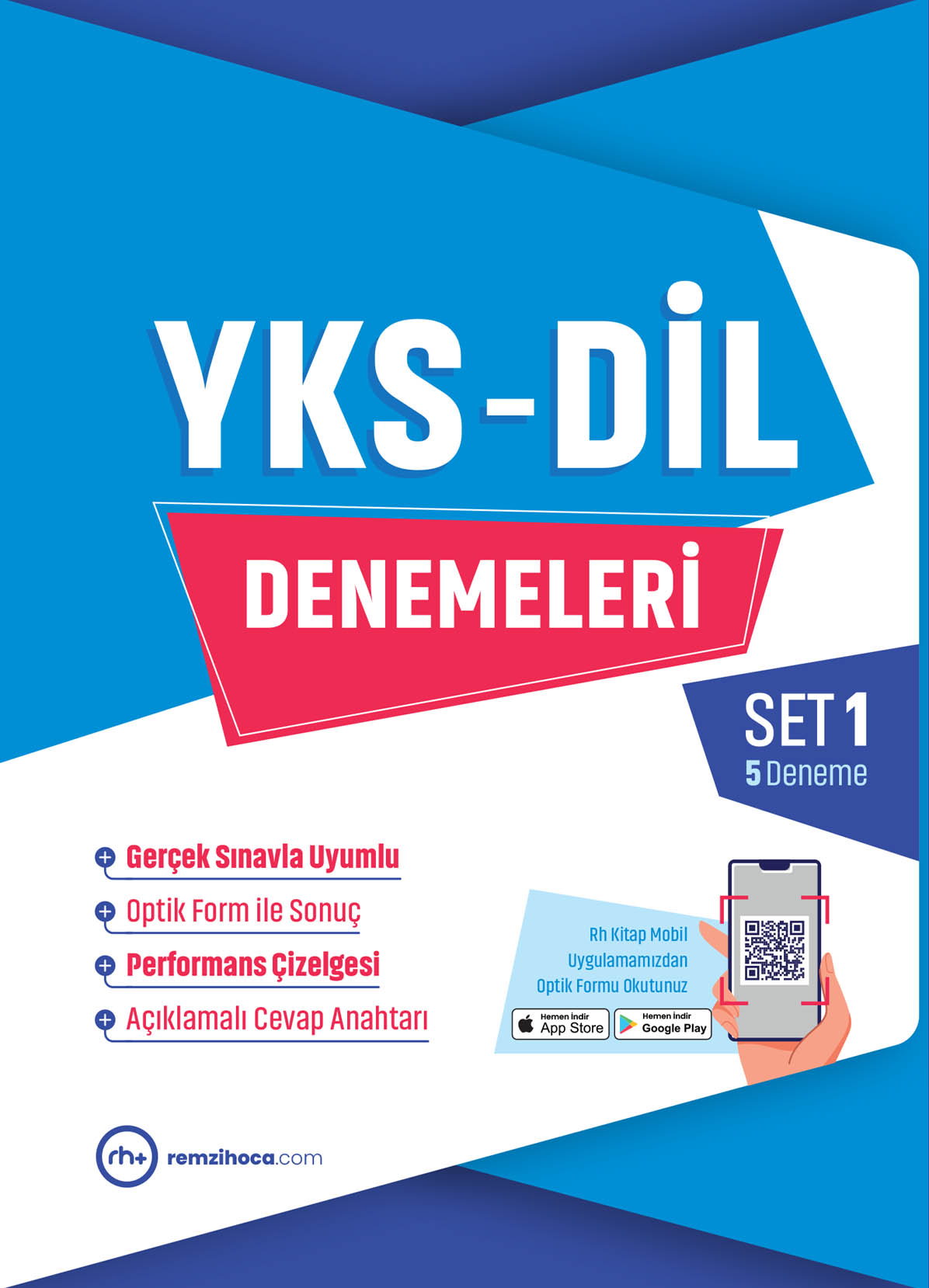 YDT (YKSDİL) Deneme Setleri - Optik Form ve Mobil Uygulama - Remzi Hoca
